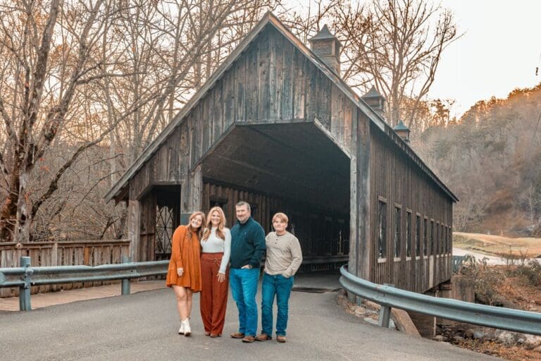 The Spann Family’s Memorable Session at Emert’s Cove Covered Bridge ...